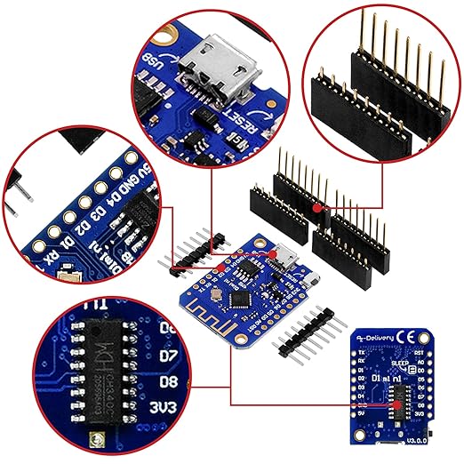 D1 Mini V3 Nodemcu Esp8266ex Wlan Module Compatible With Arduino 4520